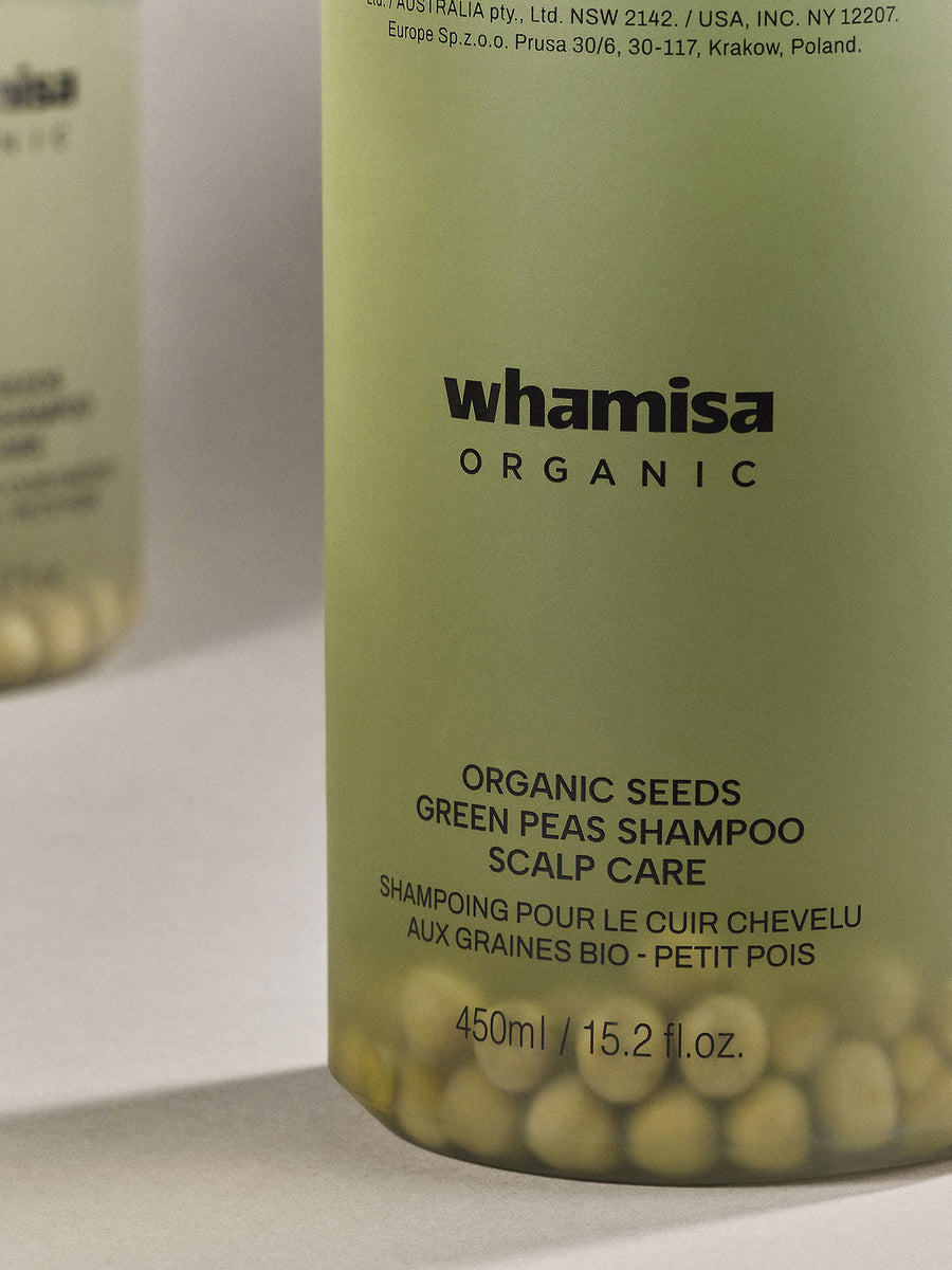 [Just In] Organic Seeds Green Peas Shampoo Scalp Care – US Whamisa